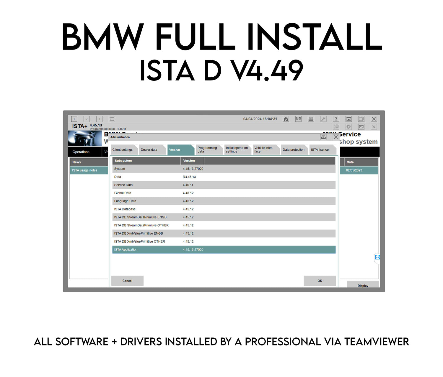 BMW ISTA+ Software (ISTA D) — Latest 2026 Install | CodeKrew