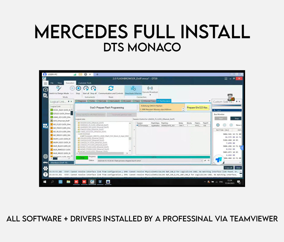 Mercedes-Benz Diagnostic Software | DTS Monaco | CodeKrew