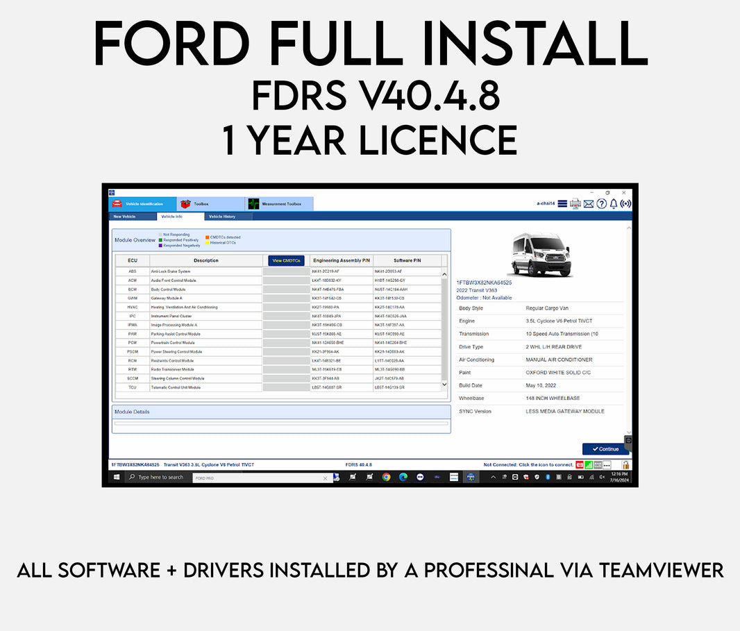 Ford FDRS Software Subscription | 12-Month Dealer Account | CodeKrew