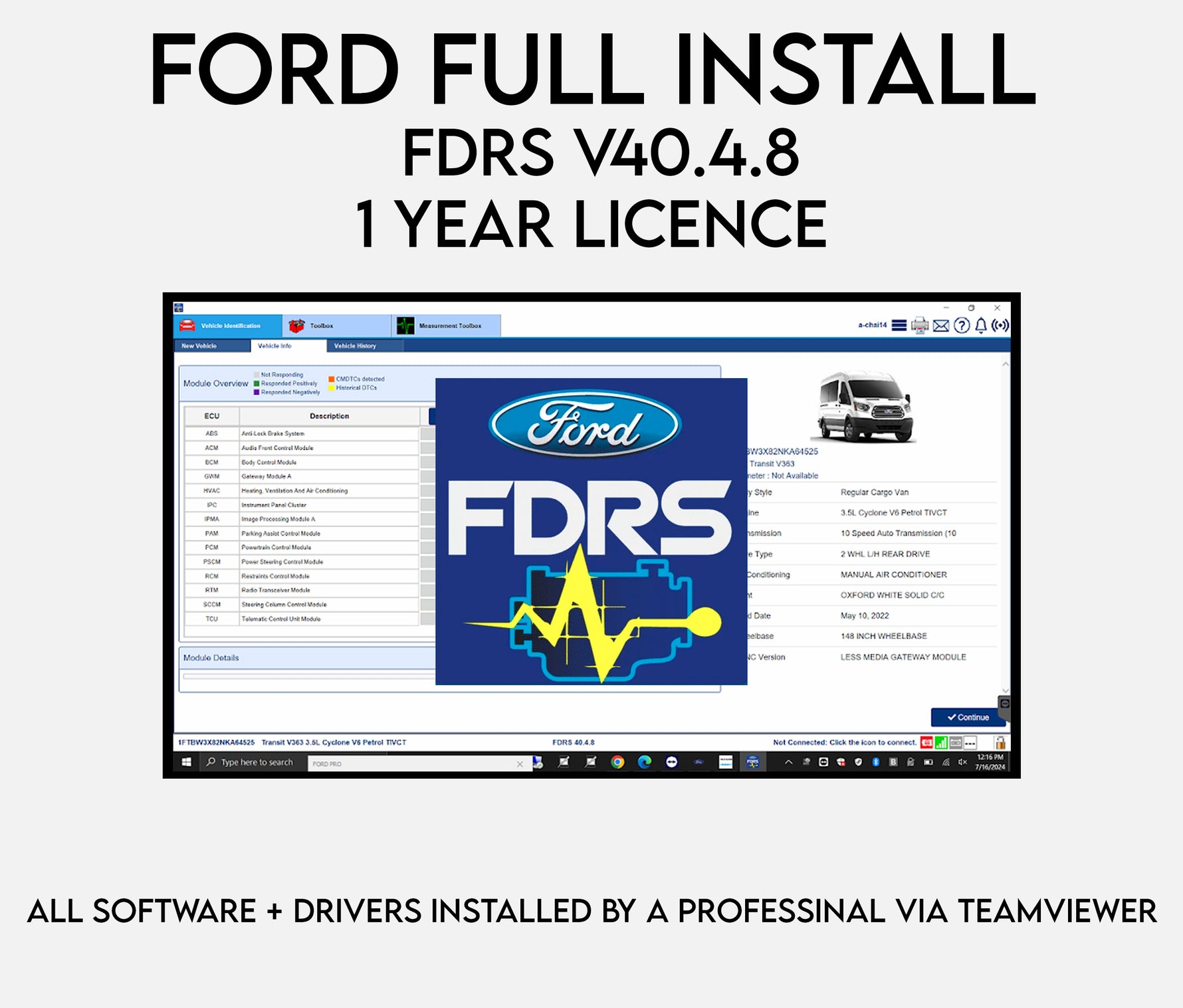 Ford FDRS Diagnostic Tool | License for Ford Repairs | CodeKrew