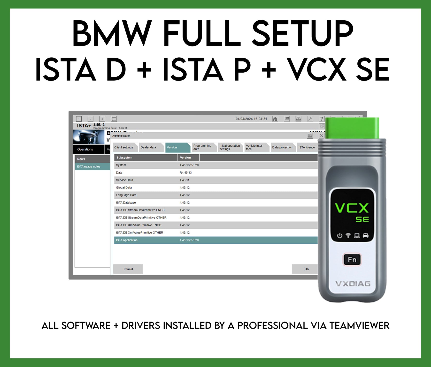 BMW ISTA Diagnostic Software | BMW OBD2 Cable | CodeKrew