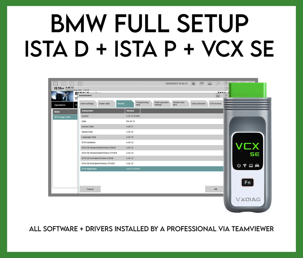 BMW ISTA Diagnostic Software | BMW OBD2 Cable | CodeKrew