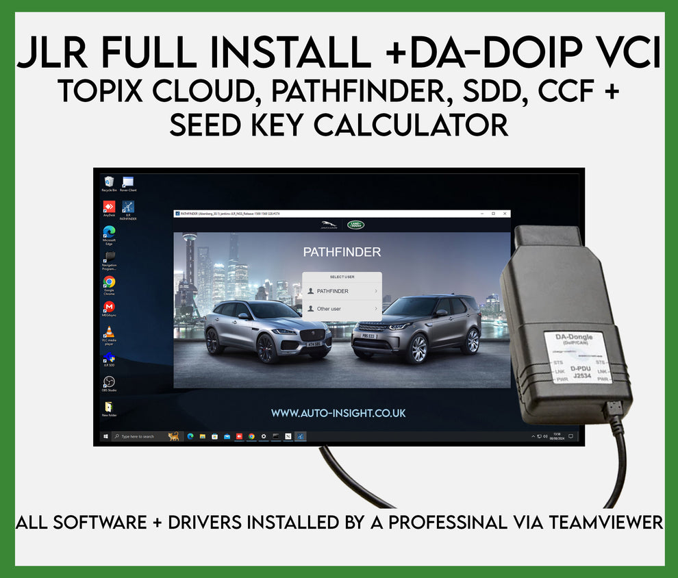 JLR Diagnostic Bundle | DA-DoIP VCI | CodeKrew