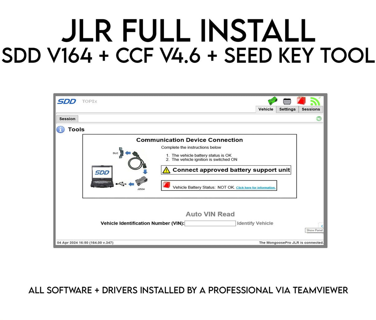 JLR SDD + CCF + Seed Key Software Trio | CodeKrew