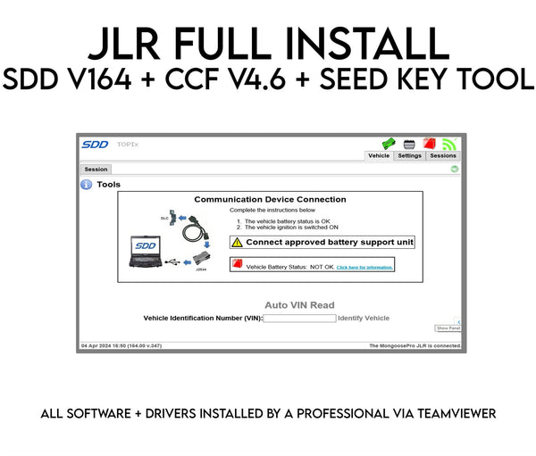 JLR SDD + CCF + Seed Key Software Trio | CodeKrew